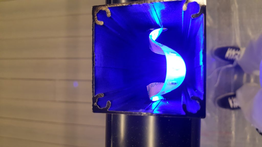 LED Glass Installation